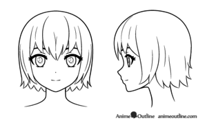 How to Draw an Anime Girl's Head and Face - AnimeOutline How to Draw an Anime Girl's Head and Face - AnimeOutline