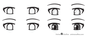 How to Draw Anime Eyes and Eye Expressions Tutorial - AnimeOutline