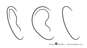 How to Draw Anime and Manga Ears - AnimeOutline