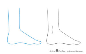 How to Draw Anime and Manga Feet From Different Views - AnimeOutline