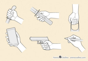 How to Draw Anime Hands Holding a Paper - Lawson Spal1980