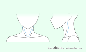 How to Draw Anime Neck & Shoulders - Gipe Ensiony40