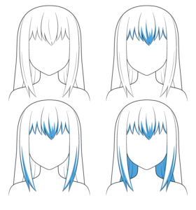 How to Shade Anime Hair Step by Step - AnimeOutline