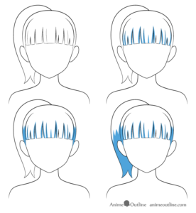 How to Shade Anime Hair Step by Step - AnimeOutline