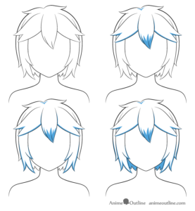 How to Shade Anime Hair Step by Step - AnimeOutline