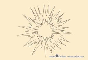 How to Draw Explosions, Smoke & Fire Step by Step - AnimeOutline