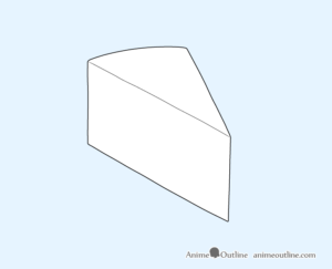 How to Draw a Slice of Cake Step by Step - AnimeOutline