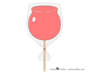 How to Draw a Candy Apple Step by Step - Ahern Diseve