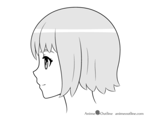 How to Draw Anime Face Side View (With Proportions) - AnimeOutline
