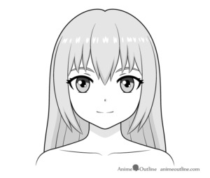 How to Draw an Anime Face (Structure & Proportions)