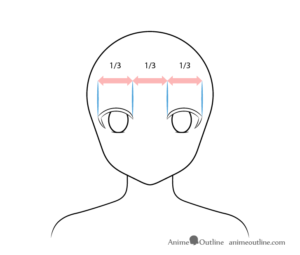 How to Draw an Anime Face (Structure & Proportions)