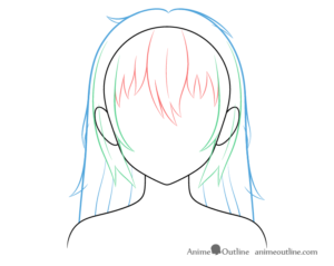 How to Draw Messy Anime Hair - AnimeOutline