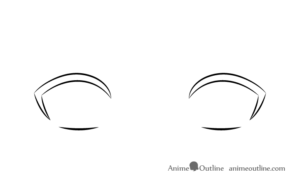 How to Draw Anime Eyes (Normal Expression) - AnimeOutline