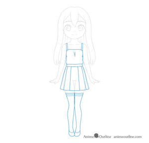 How to Draw a Cute Girl Step by Step Guide - AnimeOutline