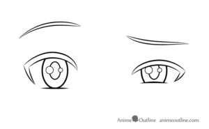 How to Draw Anime Eyes With One Eyebrow Raised - AnimeOutline